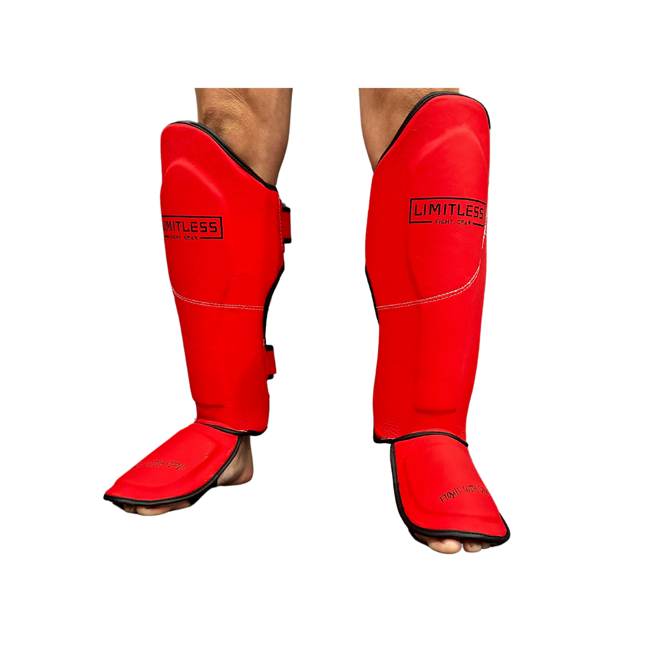 LFG V2 Red Shin Guard – Stance Fight Wear